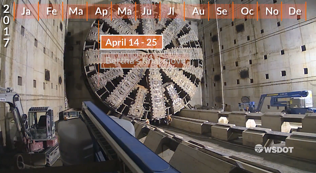 Looking back on a year of great progress for the SR 99 tunnel ...